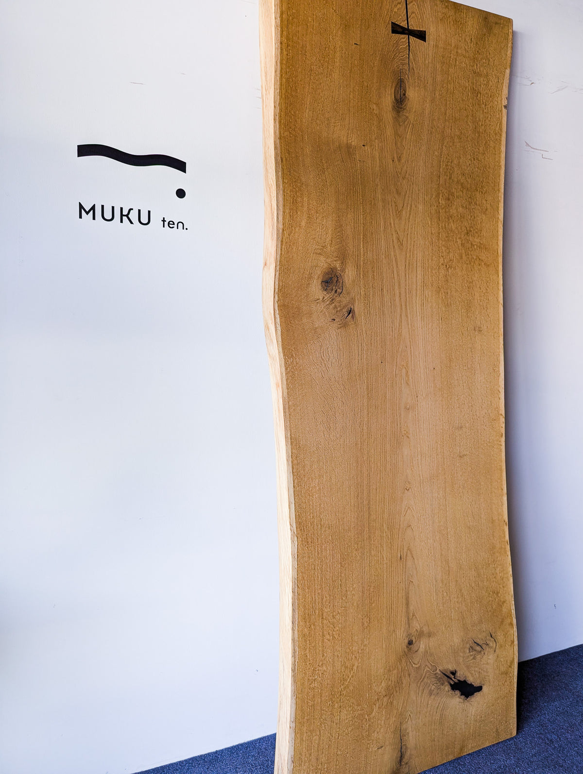 【一枚板】MUKU ten. ｜ホワイトオーク W2,150×D710～760×T45mm WOK-2203– ハナレアルタナ ONLINE STORE